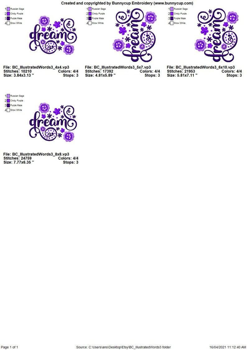 Dream Machine Embroidery Design 4x4 5x7 6x10 8x8 Sizes - Etsy