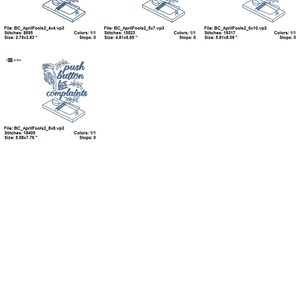 Push Button for Complaints - Embroidery Design - 4x4 5x7 6x10 8x8 Sizes ...