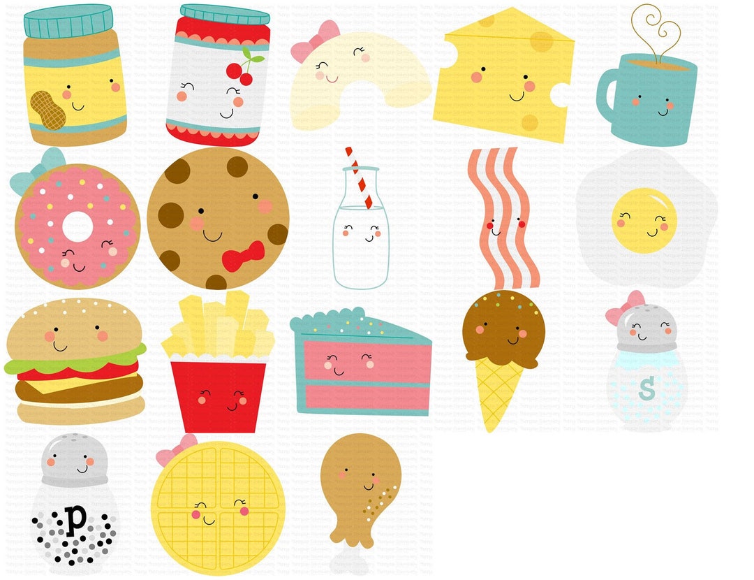 Food Duos SVG Bundle - 18 SVG, Clipart, Cut and Printable Files ...