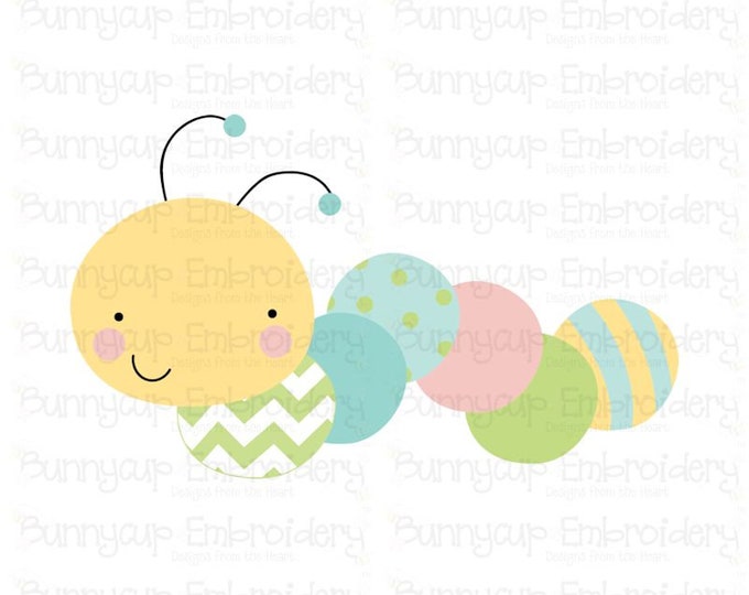 Caterpillar Svg, Svg Files for Cricut, Insect Svg, Worm Clipart ...