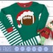 Football With Santa Hat SVG - Clipart and SVG File - Personal and Small ...