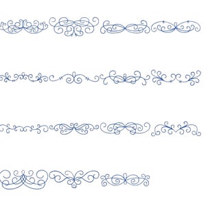 Swirly Dividers - Machine Embroidery Designs - 4x4 5x7 6x10 Inch Hoop ...