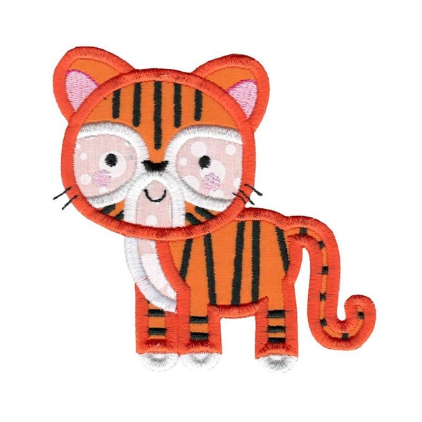 Tiger Applique - Etsy