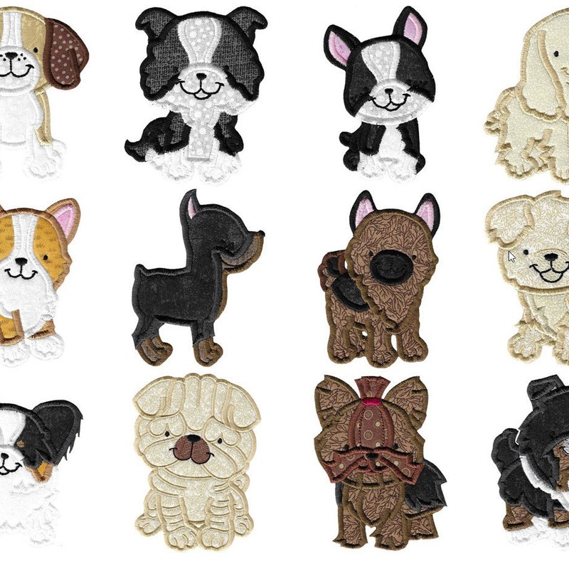 Embroidery Designs Dogs - Etsy