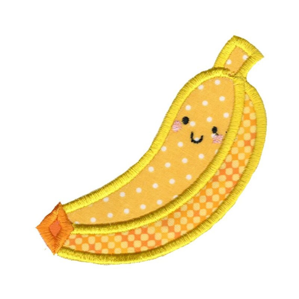 Applique Banana Embroidery Design 4x4 5x7 6x10 8x8 Sizes - Etsy