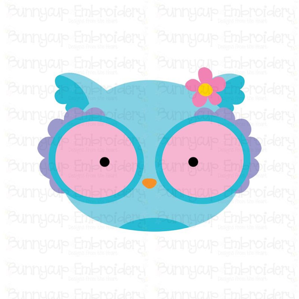 Adorable Animal Faces Owl Face Clipart and SVG Personal - Etsy