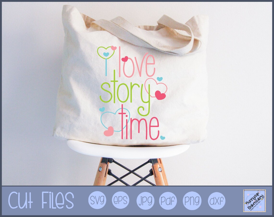 I Love Story Time SVG Clipart and SVG File Personal and | Etsy