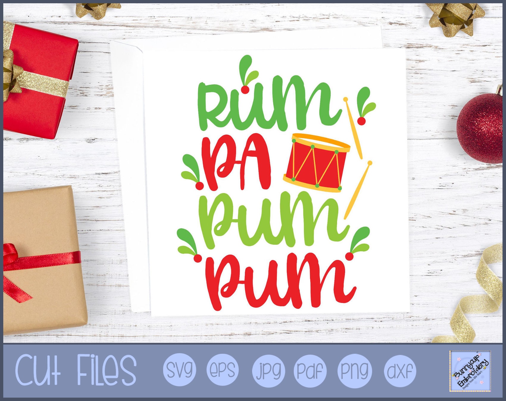 Rum Pa Pum Pum SVG SVG and Graphic File Personal and Small | Etsy