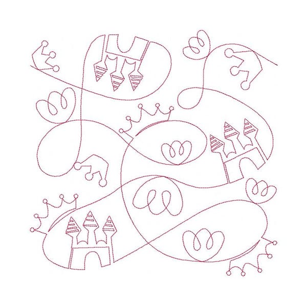 Princess Quilting Square - Etsy