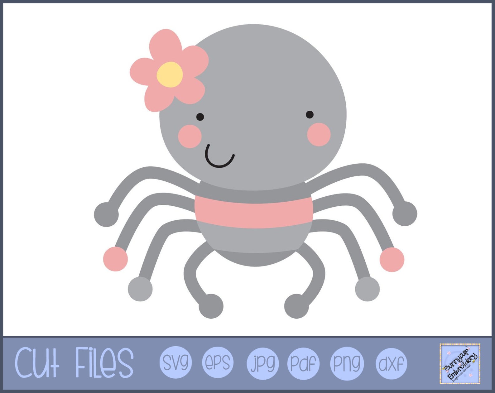 Girl Spider SVG Personal and Small Business Use Cute - Etsy