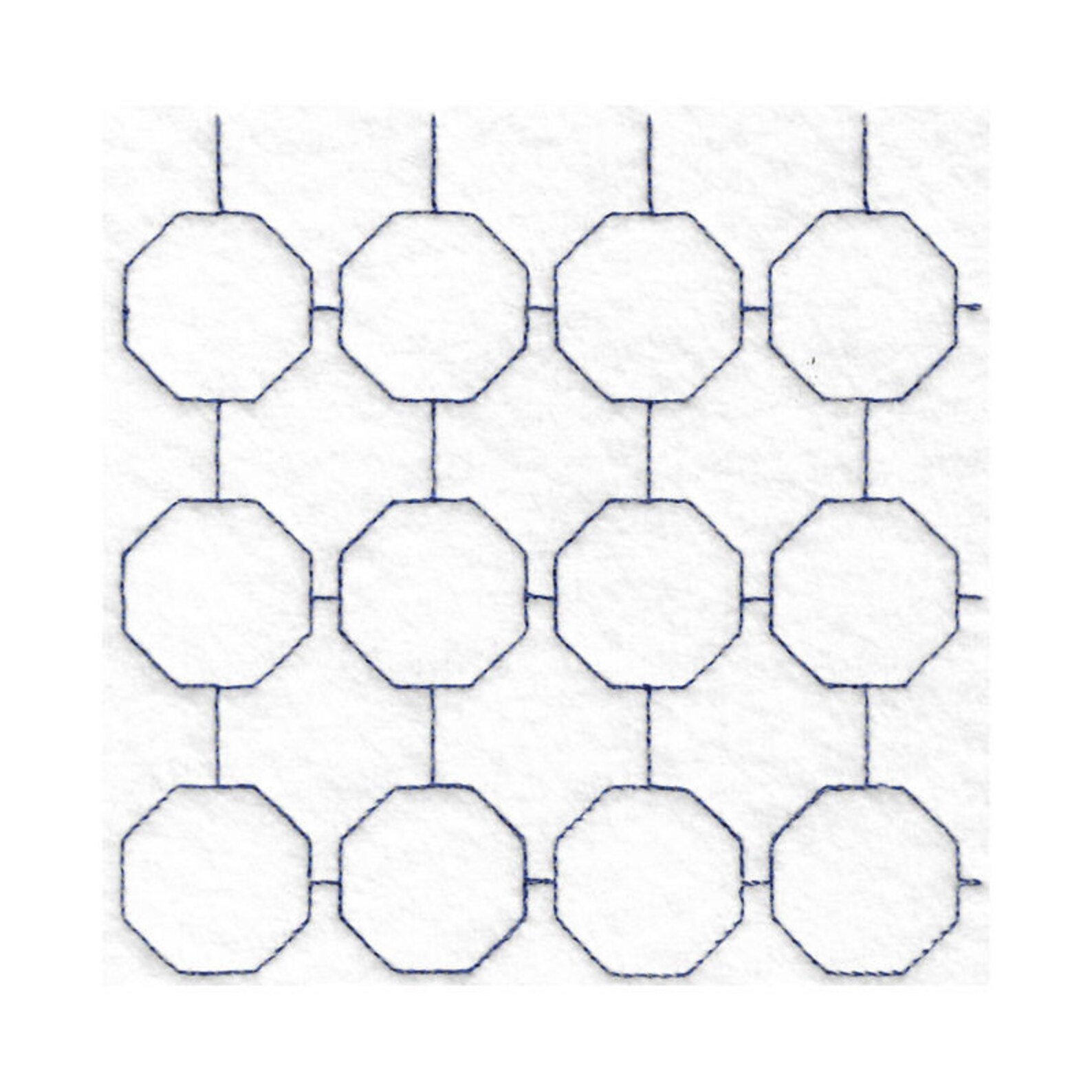 Octagon Quilt Block Embroidery Design Multiple Sizes - Etsy