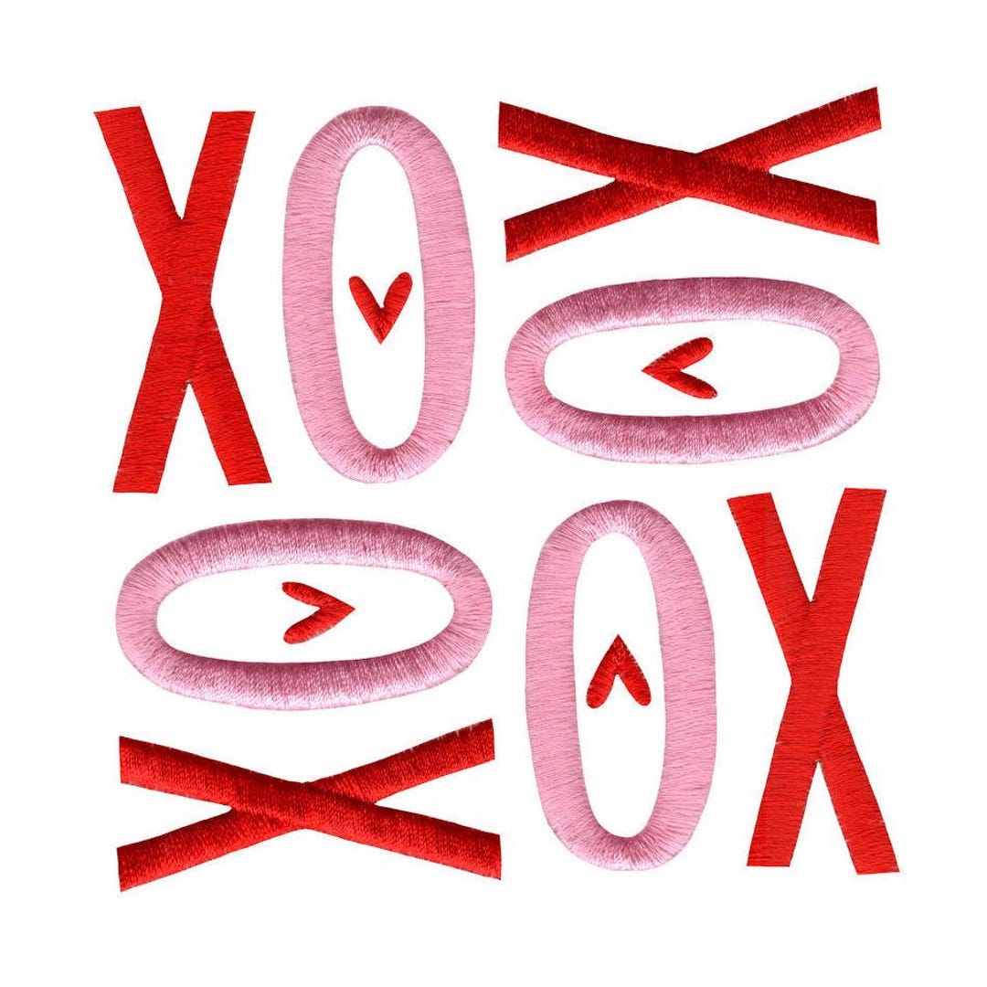 XO Block Embroidery Design 4x4 5x7 Sizes Included Valentine's Day ...
