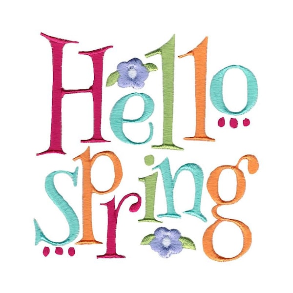 Spring Word Art - Etsy