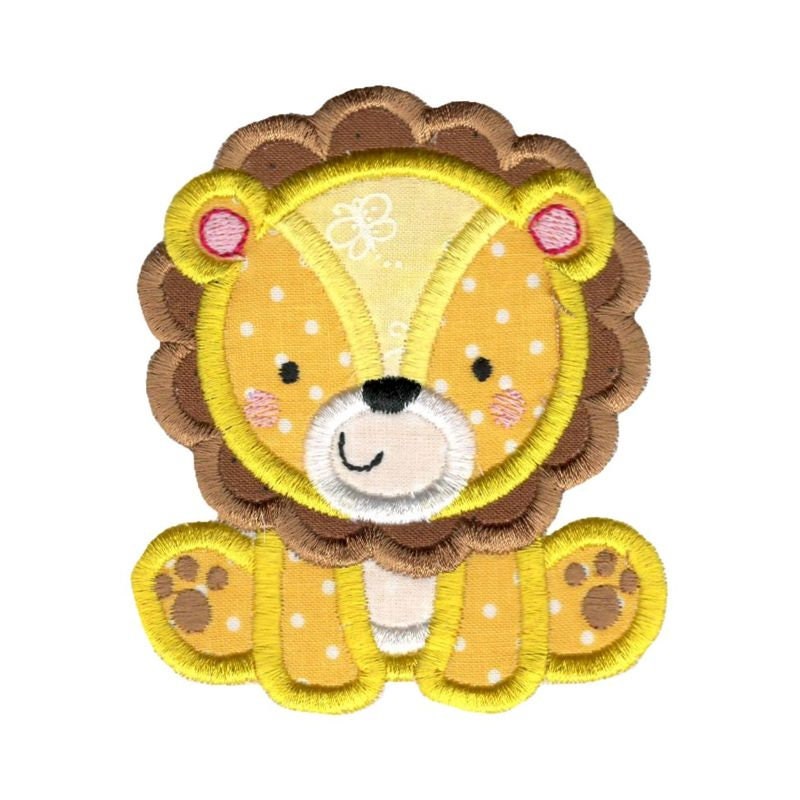 Lion Applique - Etsy