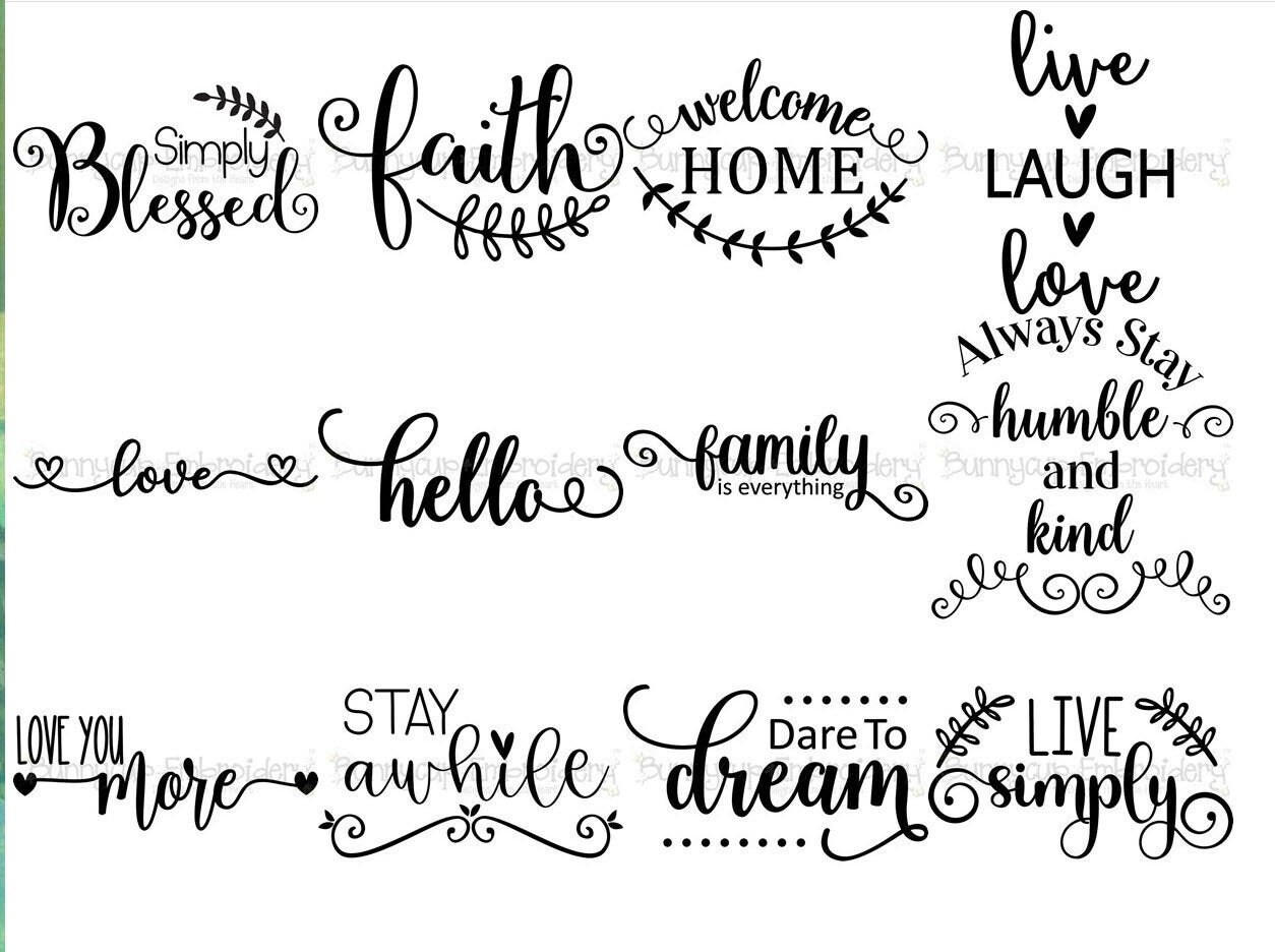 Farmhouse Basics SVG Bundle 12 SVG and Graphic Files - Etsy