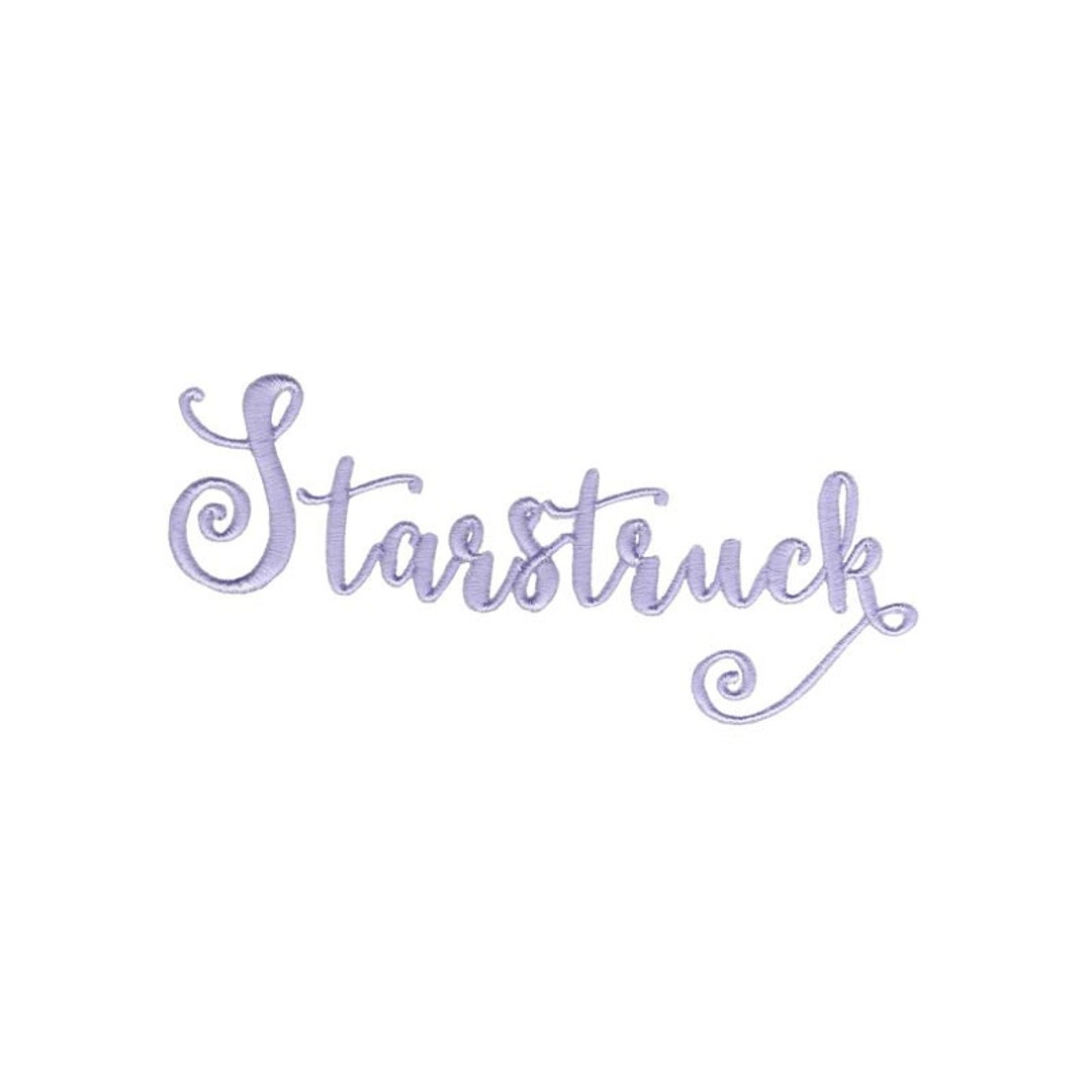 Starstruck Alphabet Machine Embroidery Designs 1, 1.5, 2, 2,5 Inch ...
