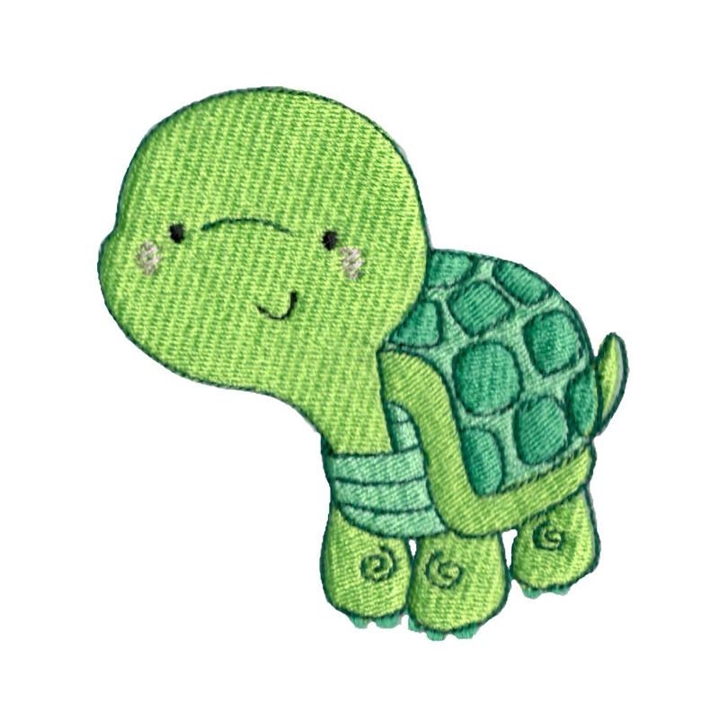 Pet Turtle Filled Stitch Machine Embroidery Design 4x4 & - Etsy