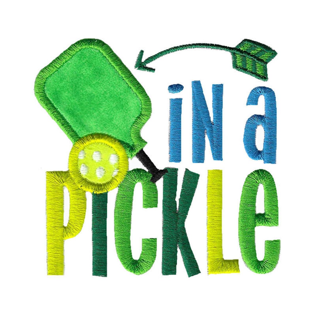 In A Pickle Embroidery Design - 4x4 5x7 6x10 Sizes Included ...