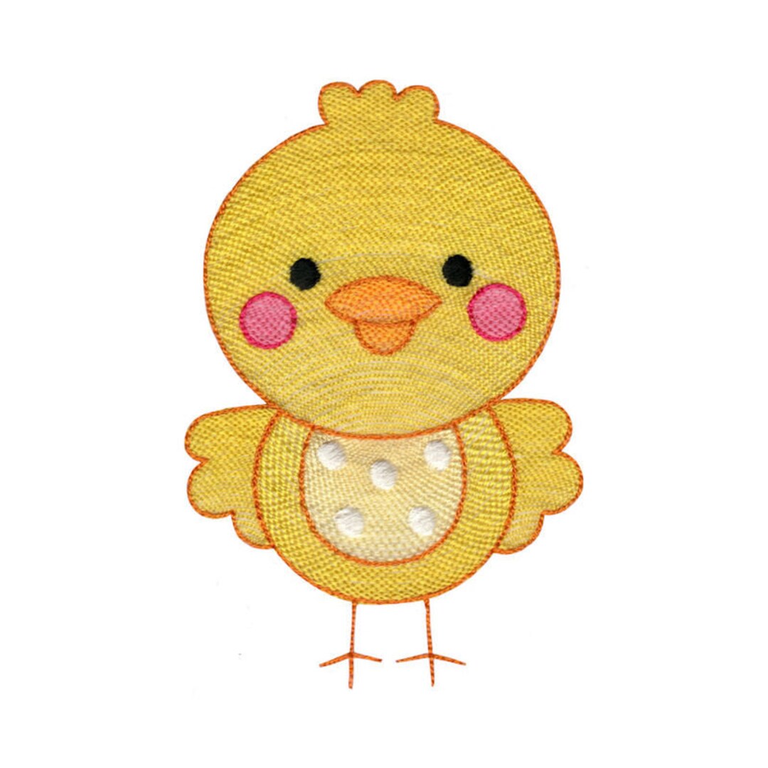 Sketch Chick Embroidery Design - Multiple Sizes Included - Sketch ...