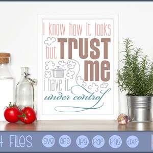 Trust Me I Have It Under Control SVG SVG and Graphic File - Etsy
