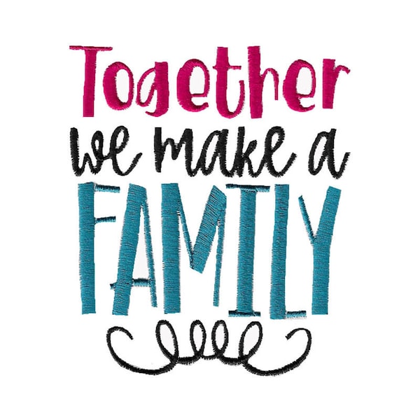 Family Reunion Embroidery - Etsy