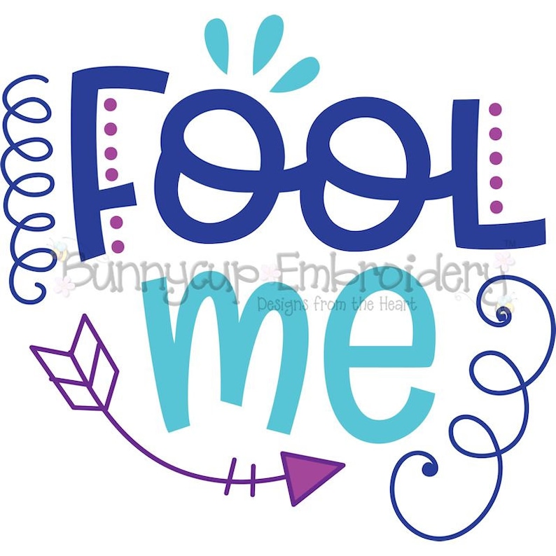 Fool Me SVG - Clipart and SVG File - Personal and Small Business Use ...