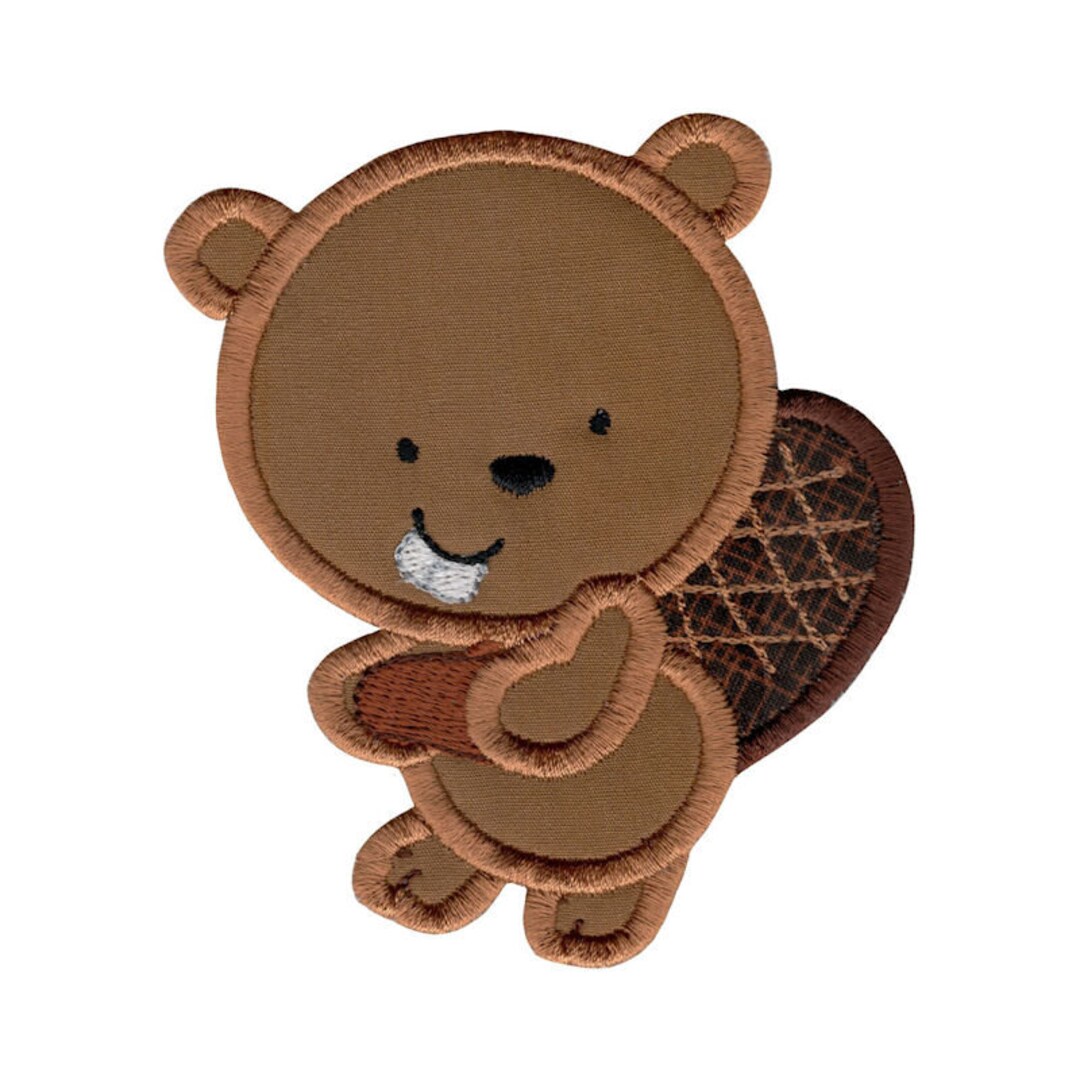 Applique Beaver - Machine Embroidery Design - 4x4 5x7 6x10 8x8 Sizes ...