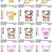 Boxy Farm Animals Applique - 12 Machine Embroidery Designs - 4x4 5x7 ...