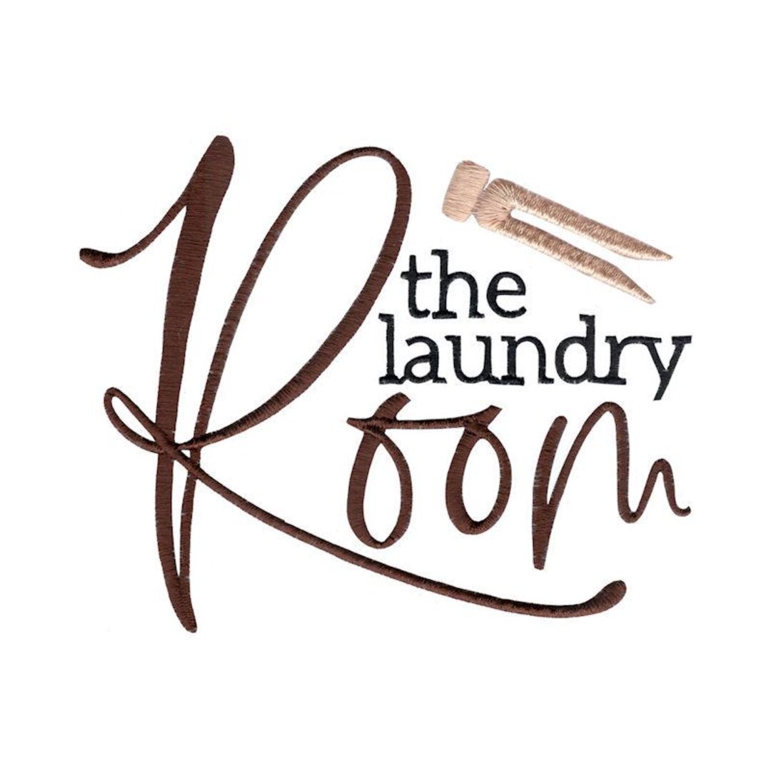 The Laundry Room - Machine Embroidery Design - 4x4 5x7 Sizes - Family ...
