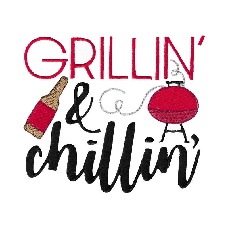 Grill Embroidery - Etsy