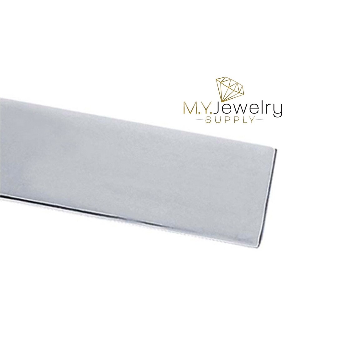 925 Sterling Silver Bezel Strip Wire 1 Wide 1 Foot Length Dead Soft 20 ...