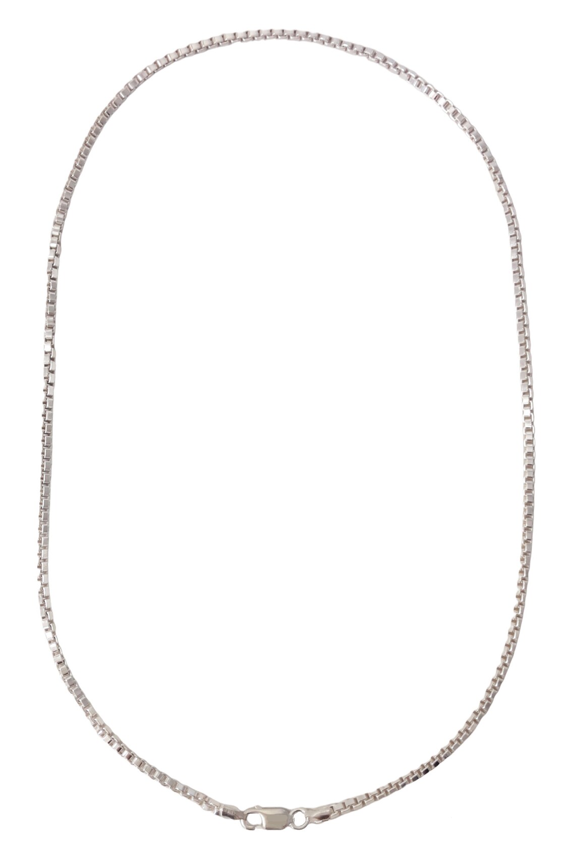 925 Sterling Silver BOX Chain Necklace 2.5 Mm 18 20 Inches - Etsy