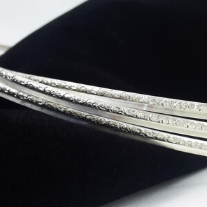 925 Sterling Silver Stepped Bezel Wire, Swirl Fancy Pattern, Dead Soft ...