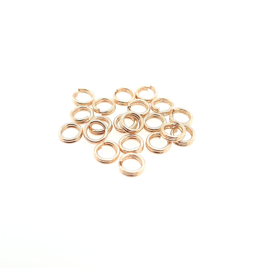 14/20 Yellow Gold Filled Split Ring Connector - Strong Connectors for ...