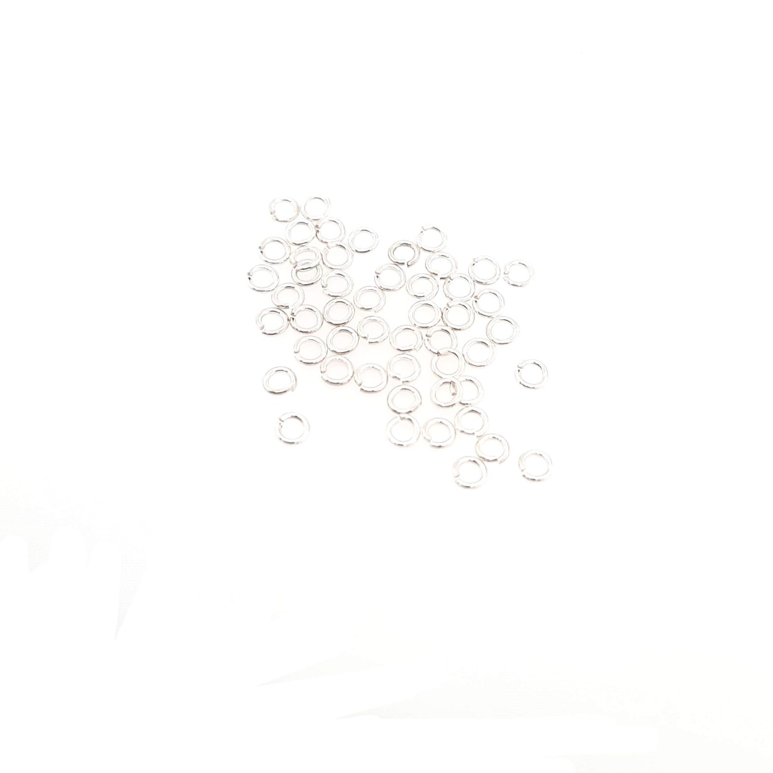 935 Argentium Silver Open Jump Rings Round 22 Gauge Inside - Etsy