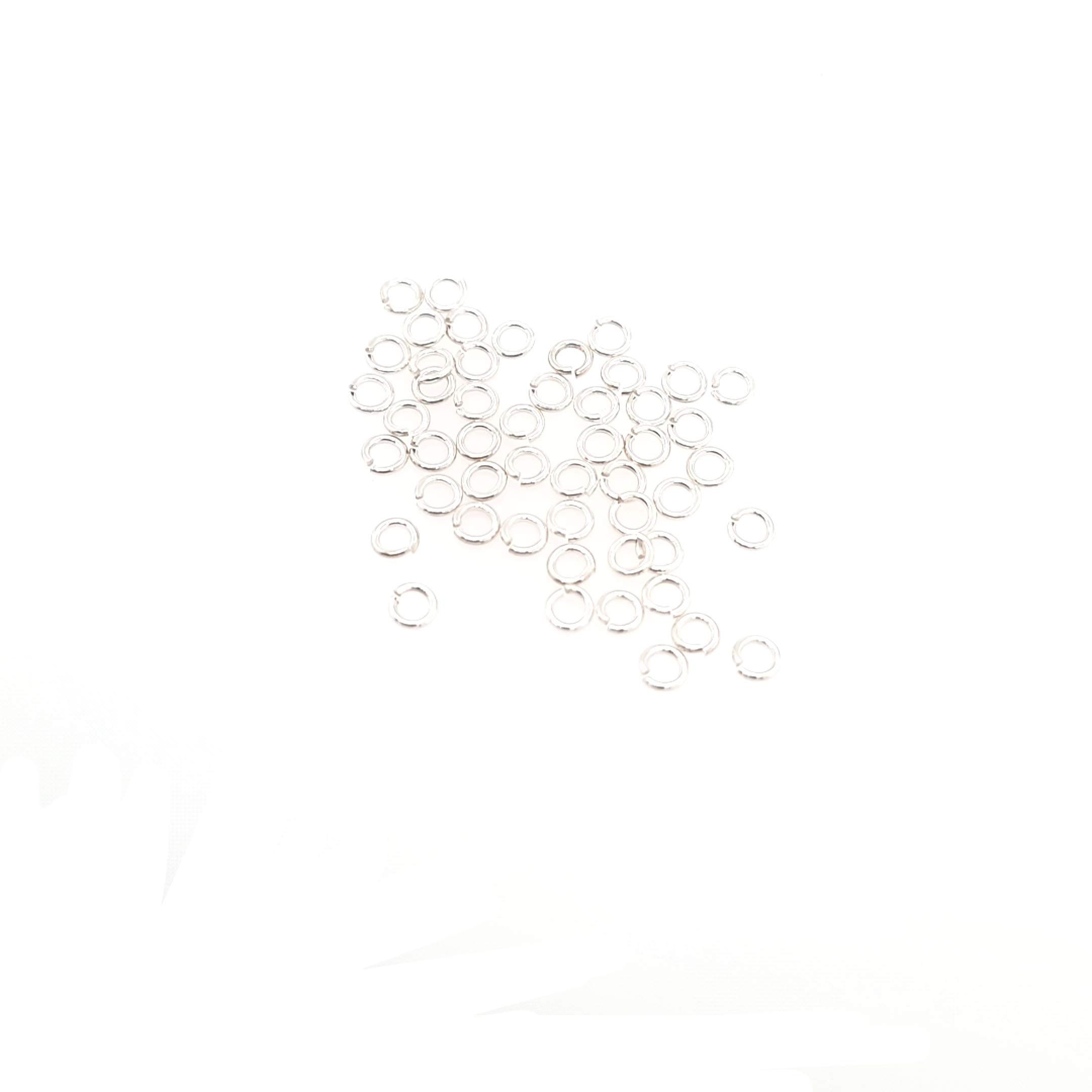 935 Argentium Silver Open Jump Rings Round 22 Gauge Inside - Etsy