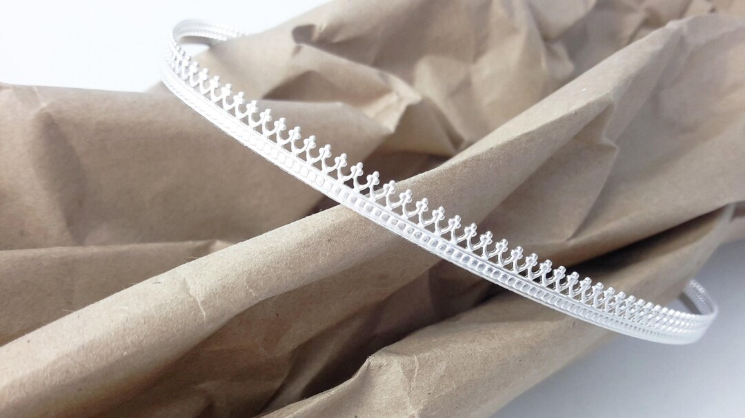 Sterling Silver Crown Gallery Wire - Hard Bezel Strip - Etsy