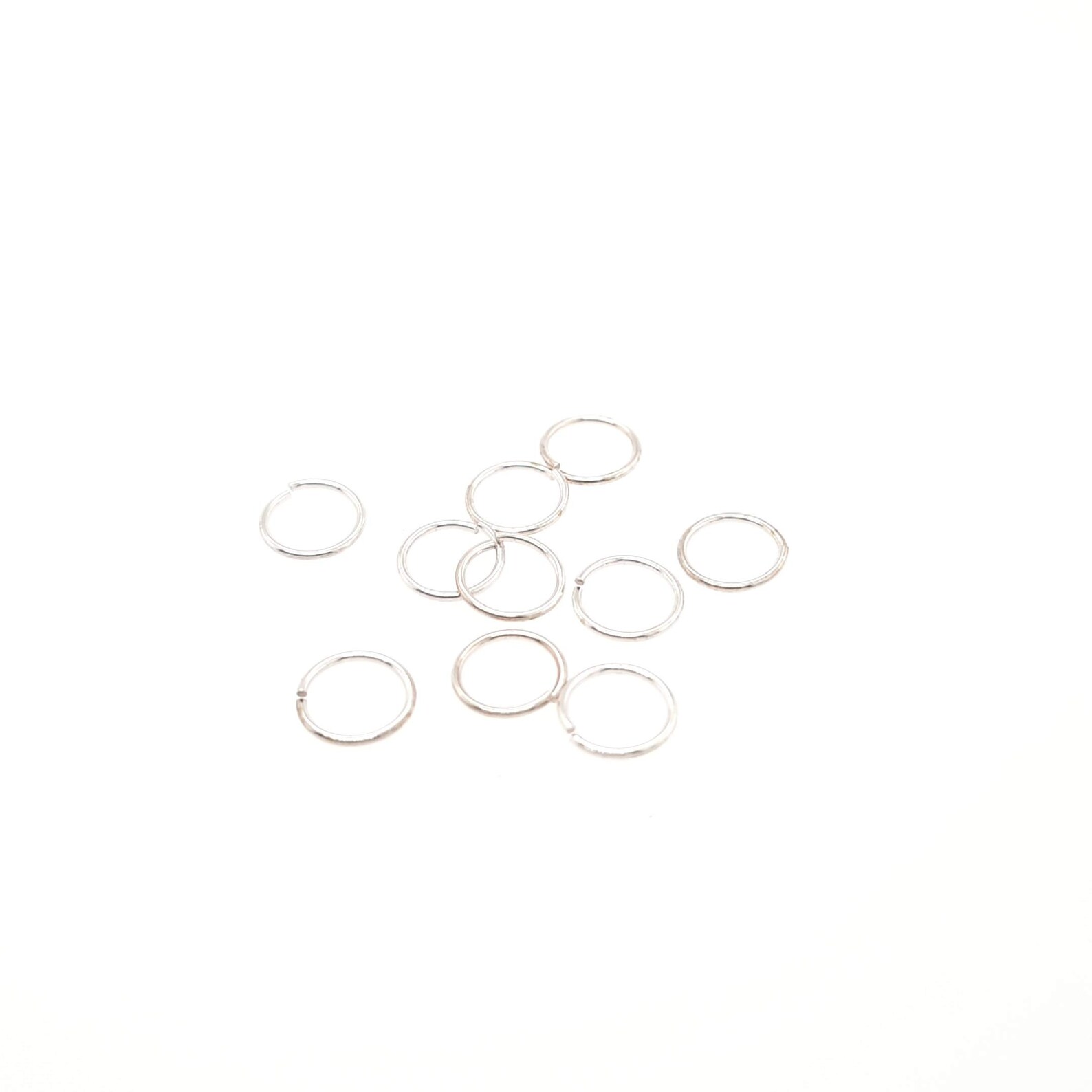 935 Argentium Silver Open Jump Rings Round 22 Gauge Inside - Etsy