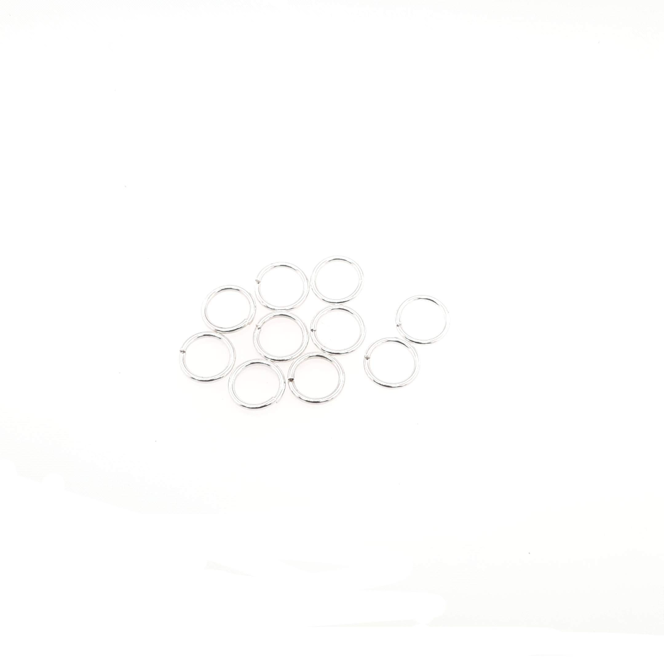 935 Argentium Silver Open Jump Rings Round 18 Gauge Inside - Etsy