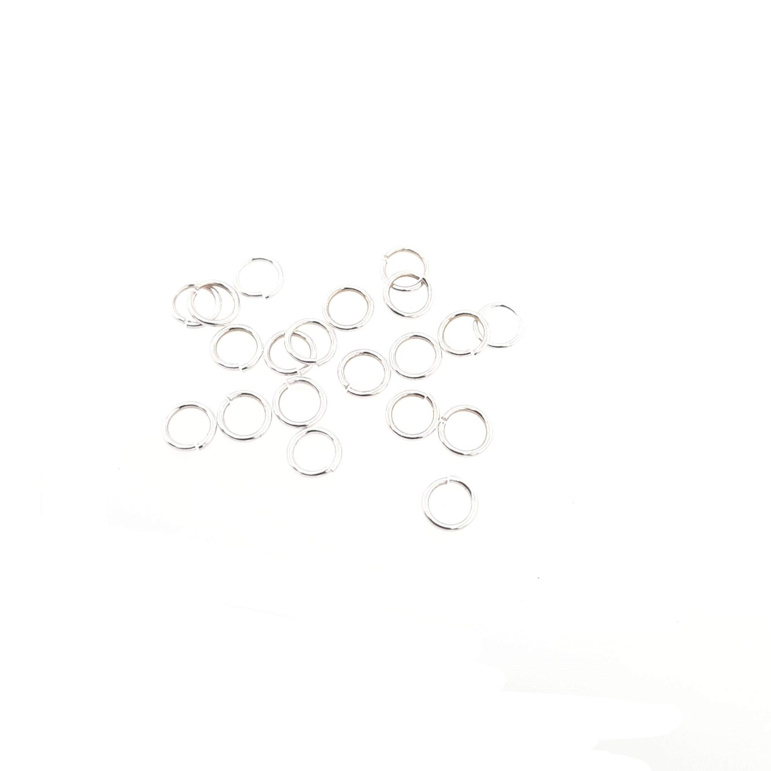 935 Argentium Silver Open Jump Rings Round 22 Gauge Inside - Etsy
