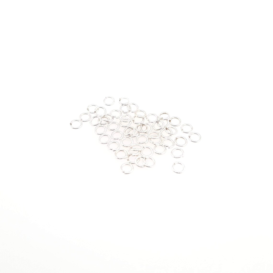 935 Argentium Silver Open Jump Rings Round 22 Gauge Inside - Etsy