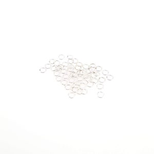 935 Argentium Silver Open Jump Rings Round 22 Gauge Inside Dimension 1. ...