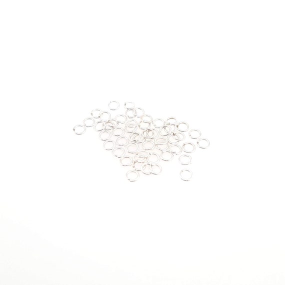 935 Argentium Silver Open Jump Rings Round 22 Gauge Inside - Etsy