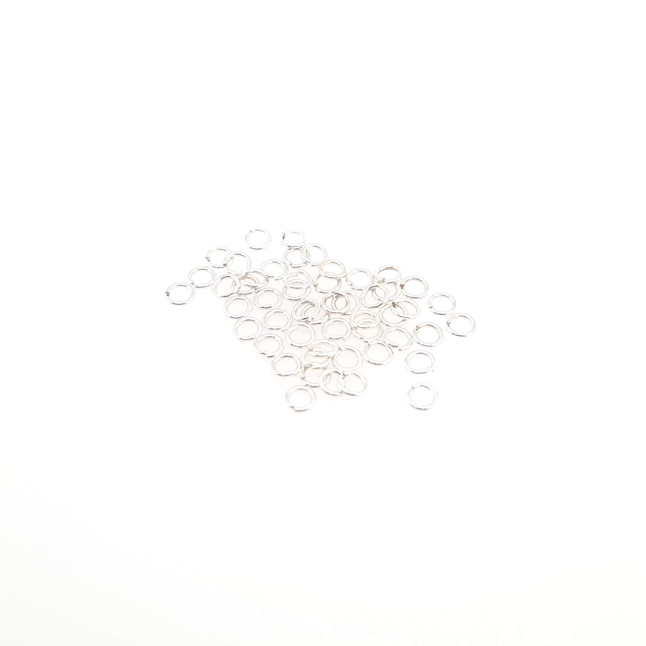 935 Argentium Silver Open Jump Rings Round 22 Gauge Inside - Etsy