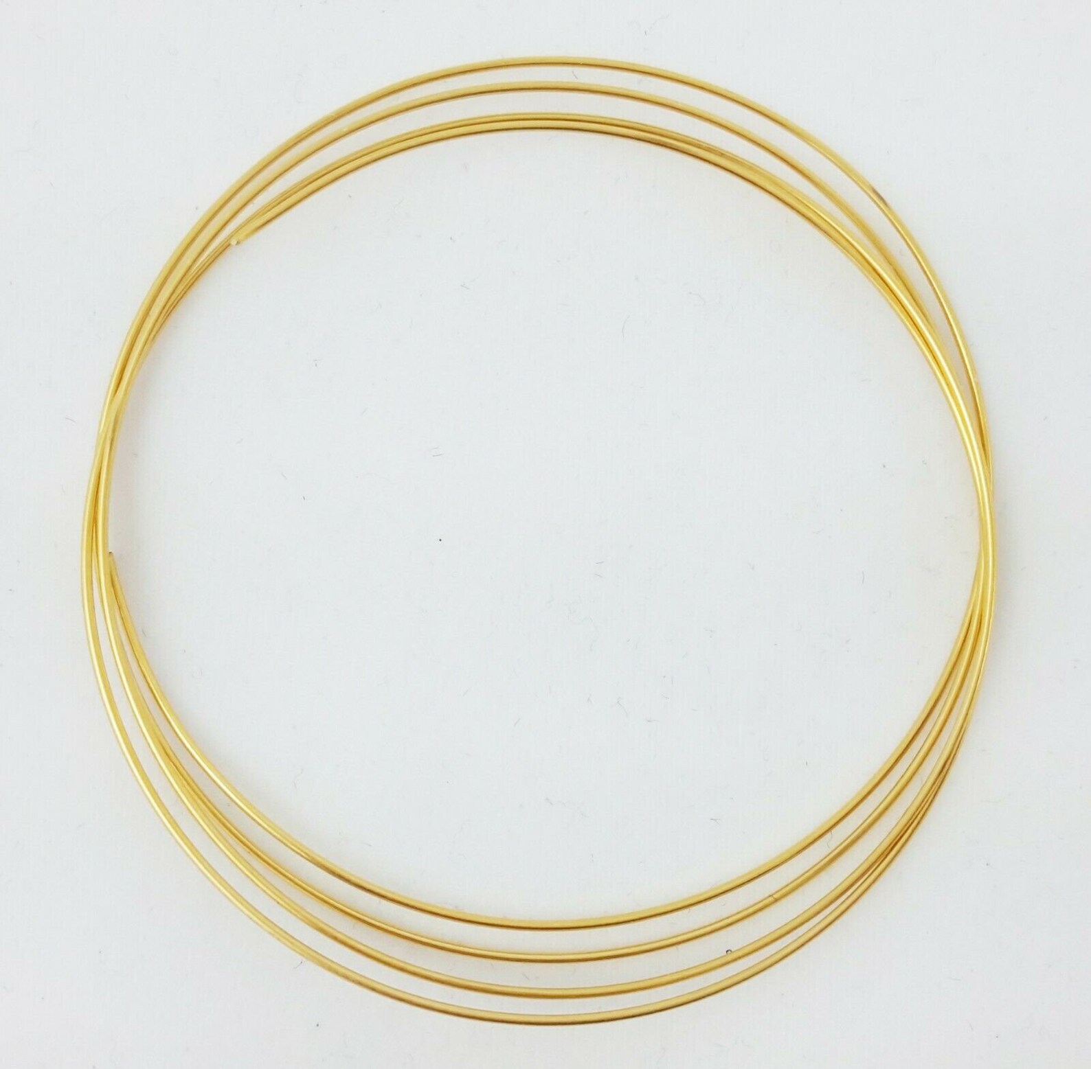 24K Solid Yellow Gold Wire 1/4 Hard Round 20 22 24 26 28 Gauge - Etsy