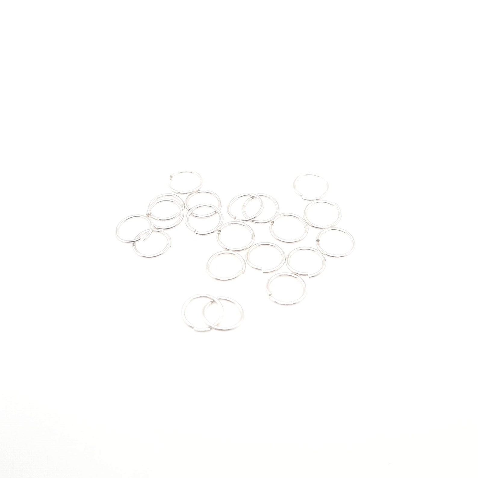 935 Argentium Silver Open Jump Rings Round 22 Gauge Inside - Etsy