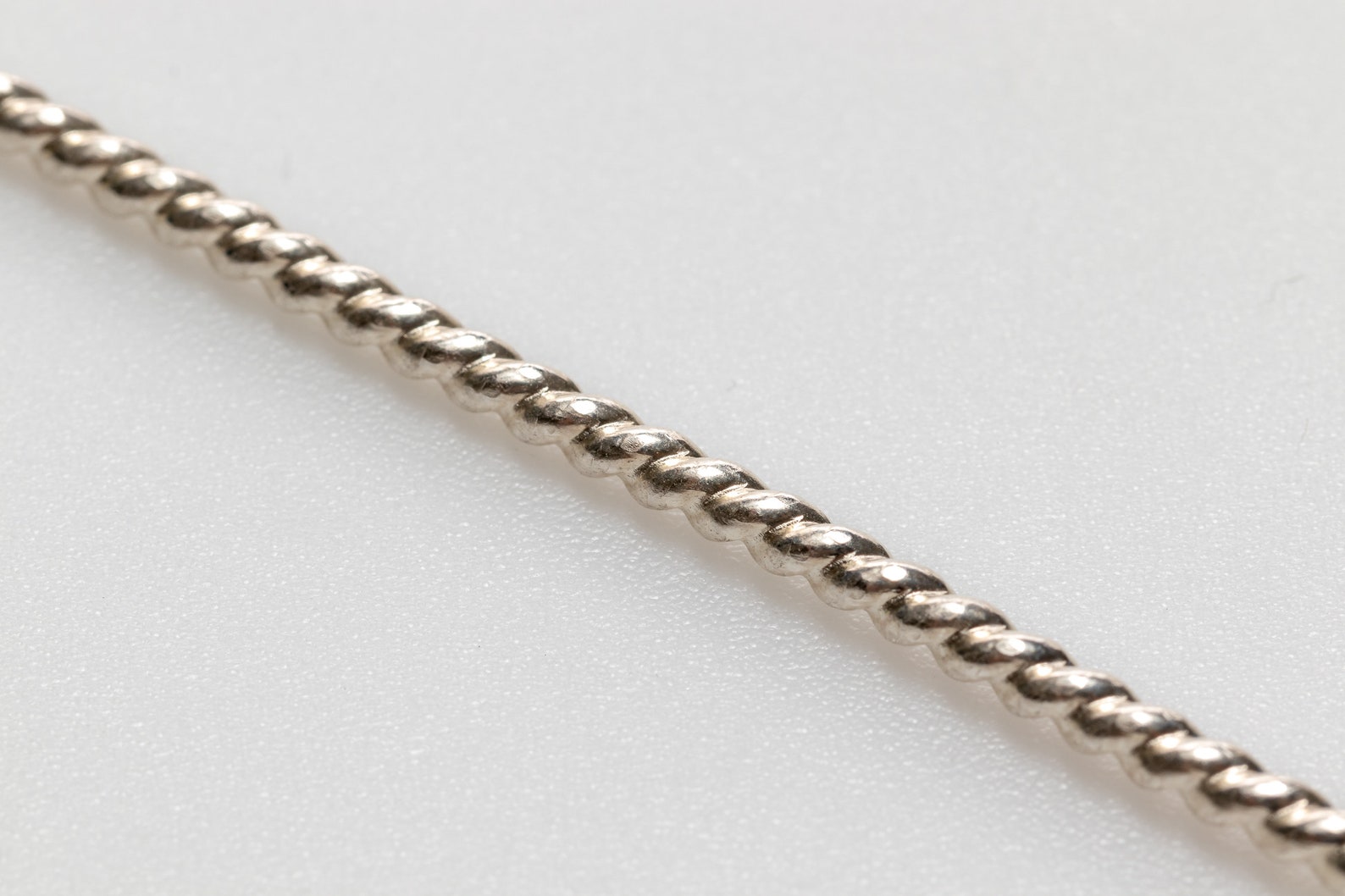 925 Sterling Silver Round Wire Twist Pattern Soft 6 8 10 12 - Etsy