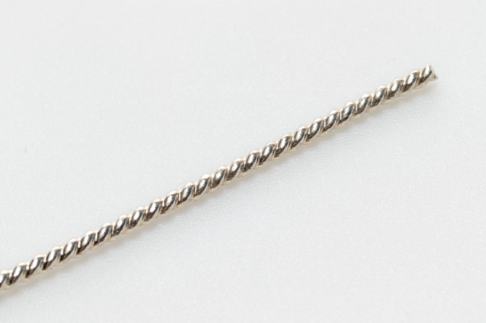 925 Sterling Silver Round Wire Twist Pattern Soft 6 8 10 12 - Etsy