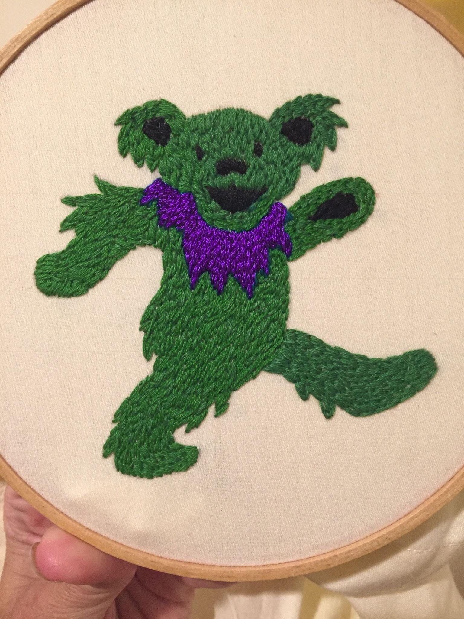 6 DEADHEAD Bear Hoopart | Etsy