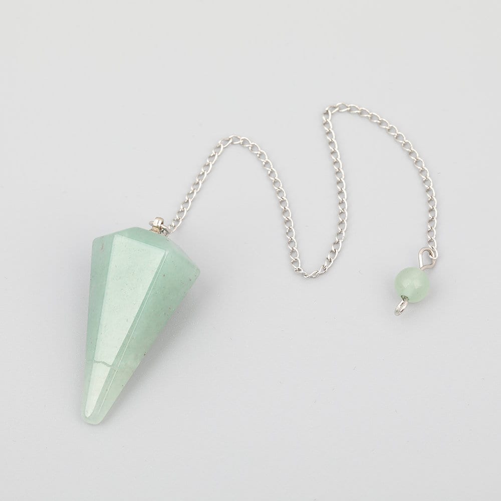 24 Kinds Stone1-10pcs Point Pendulum Fashion JewelryFaceted | Etsy